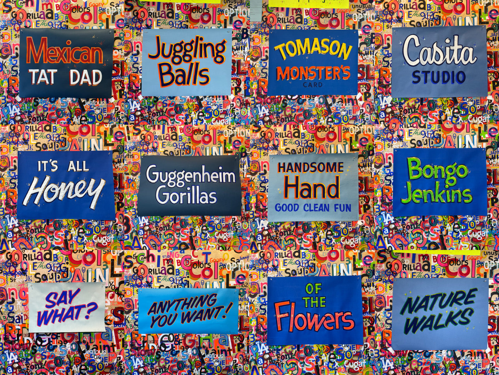 Blue Paper Sign – She Chimp Paper Signs